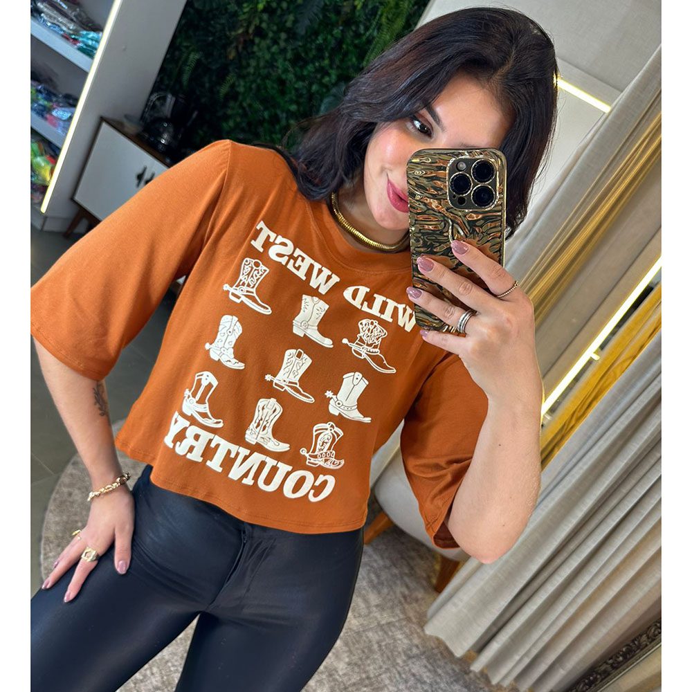 Cropped Country TERRA COTA - Inovar Forever