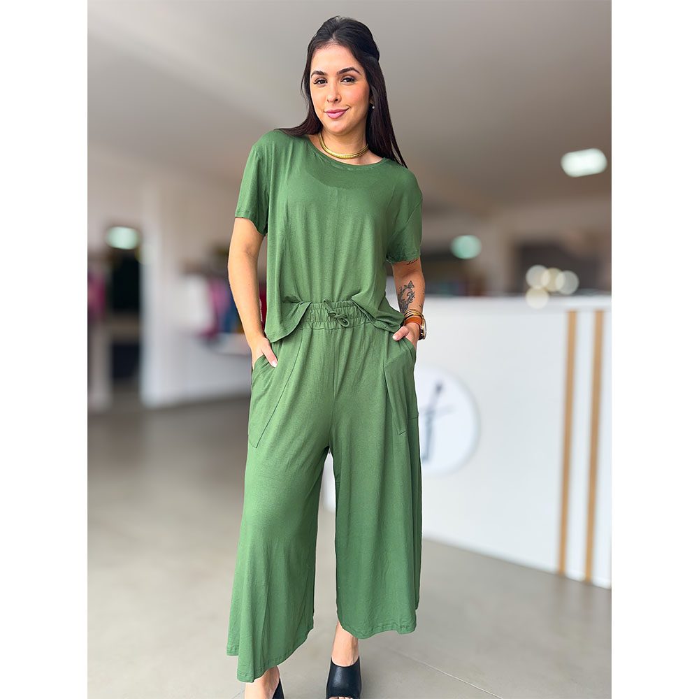 Conjunto Pandora Verde Militar – Inovar Forever