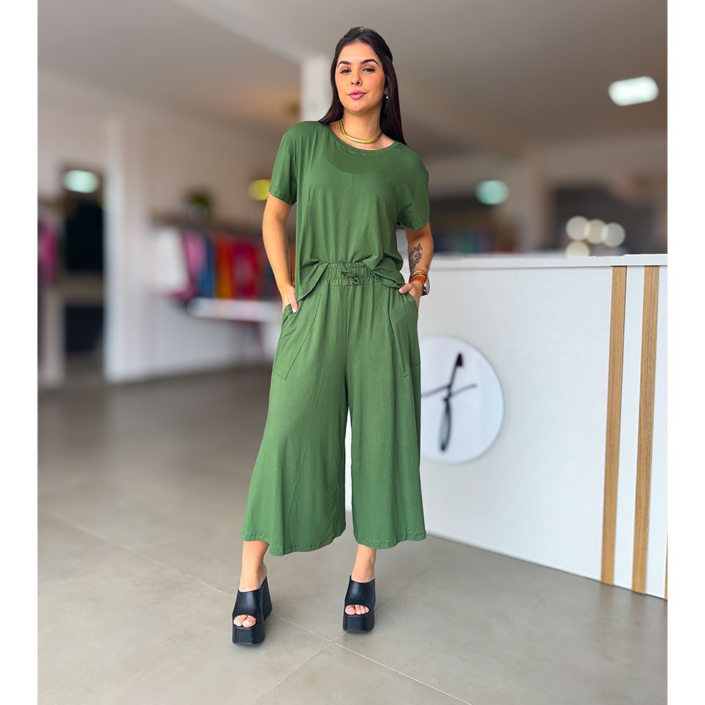 Conjunto Pandora Verde Militar – Inovar Forever